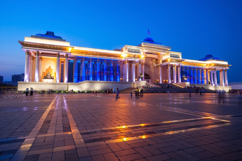 Sukhbaatar Square, Ulaanbaatar - Explorow.com