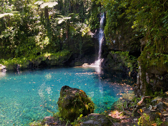 Afu Aau Waterfalls,, Apia - Explorow.com